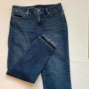 Talbots | Jeans | Talbots Flawless Slim Ankle Jeans Dropped Hem | Poshmark